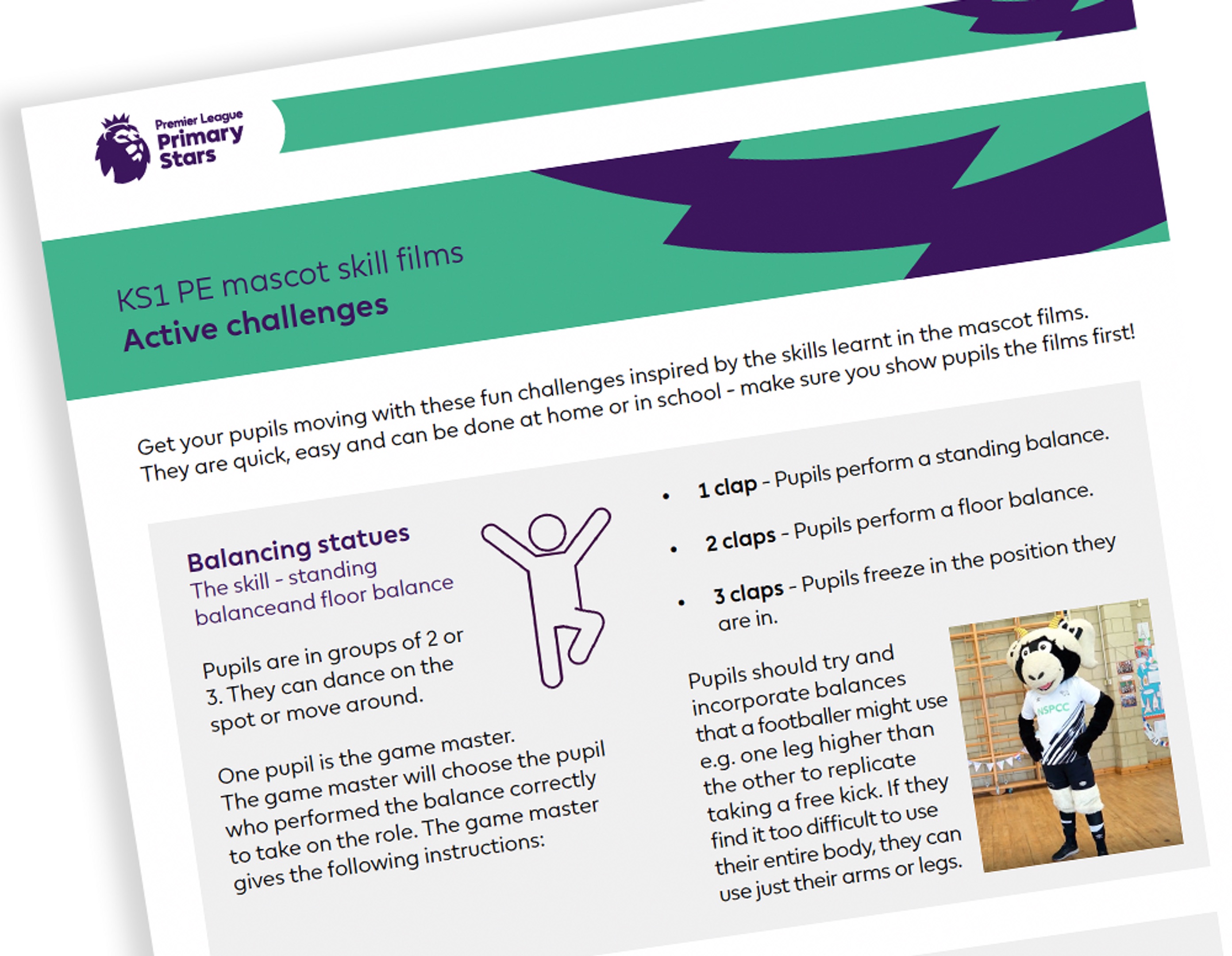 Premier League Primary Stars | Active challenges